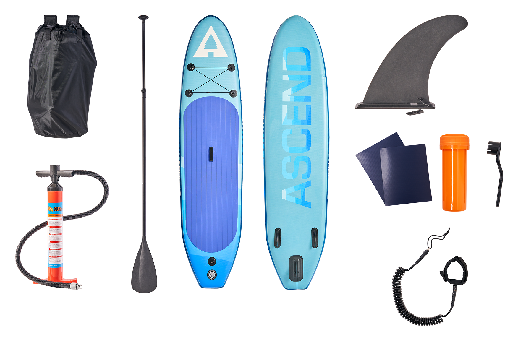 Ascend Inflatable Stand-Up Paddleboard Package | Cabela's